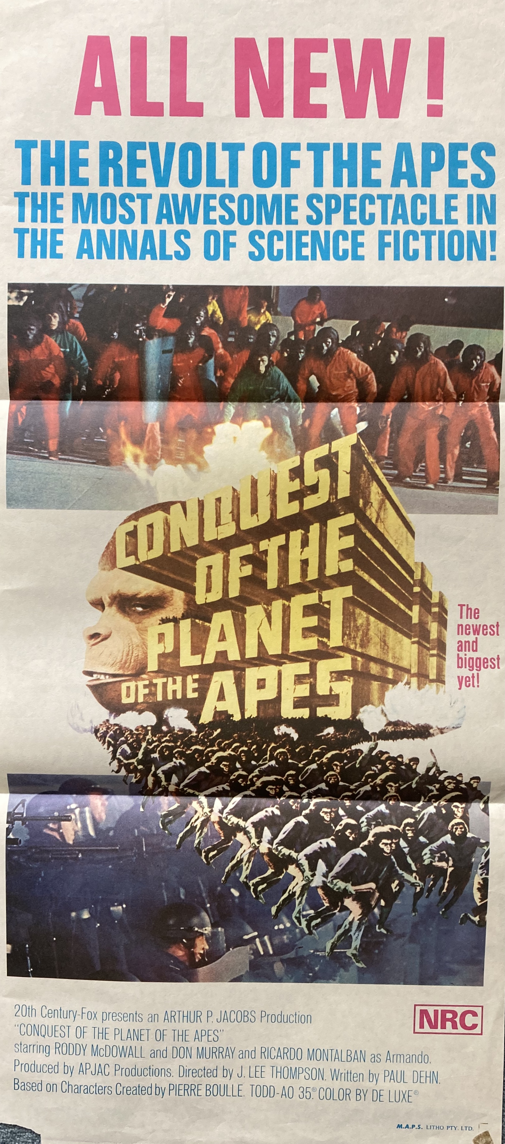 Conquest of the Planet of the Apes Posters