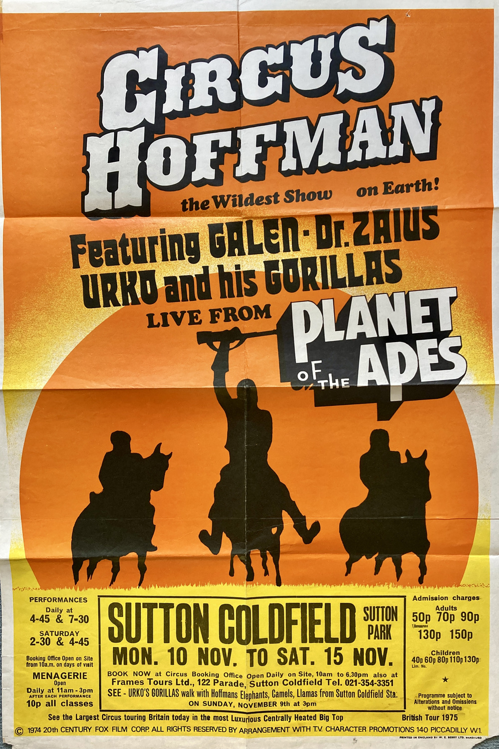 Miscellaneous Apes Posters